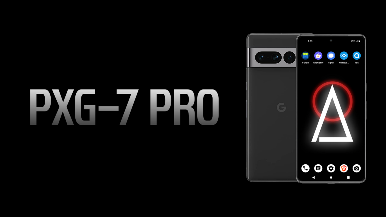 PXG-7 Pro | Altha Phone | Privacy is Your Right
